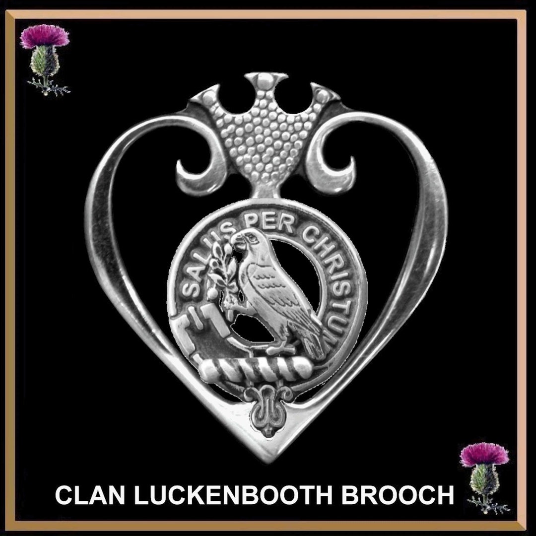 Abernethy Clan Crest Luckenbooth Brooch or Pendant - Etsy