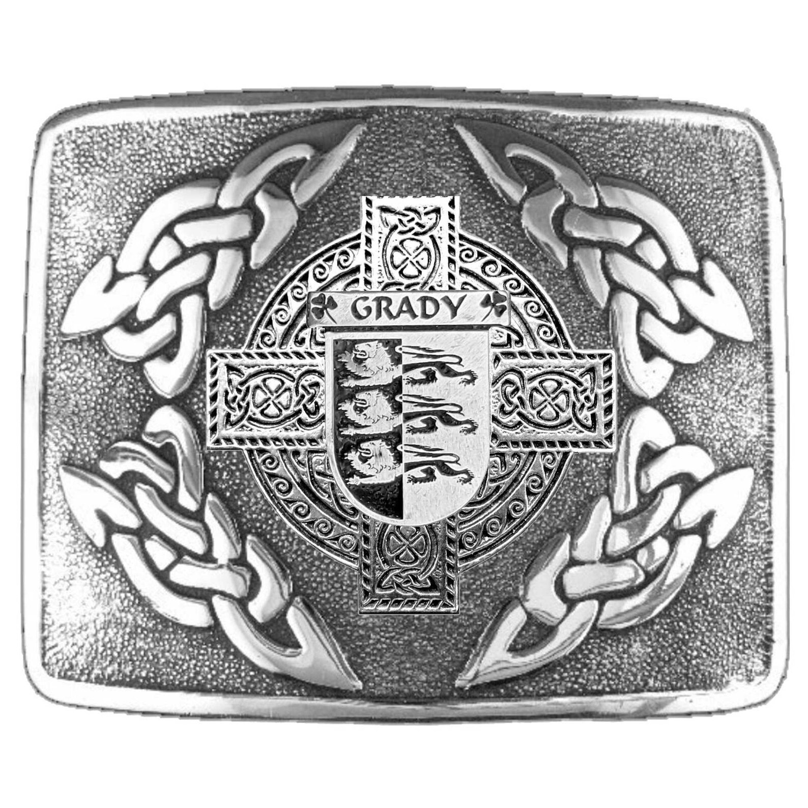 O'grady Irish Coat of Arms Interlace Kilt Buckle - Etsy
