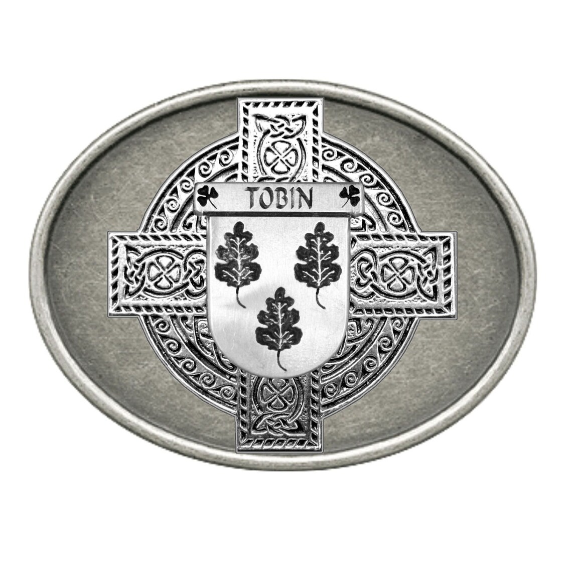 Tobin Irish Coat of Arms Regular Buckle - Etsy