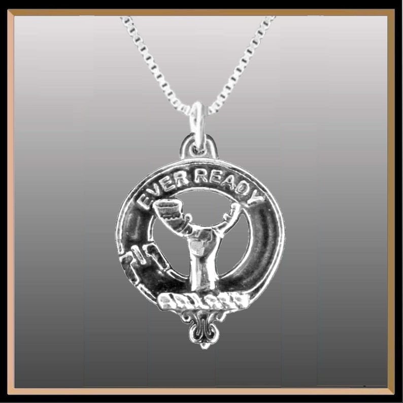 Burns Clan Crest Scottish Pendant CLP02 - Etsy