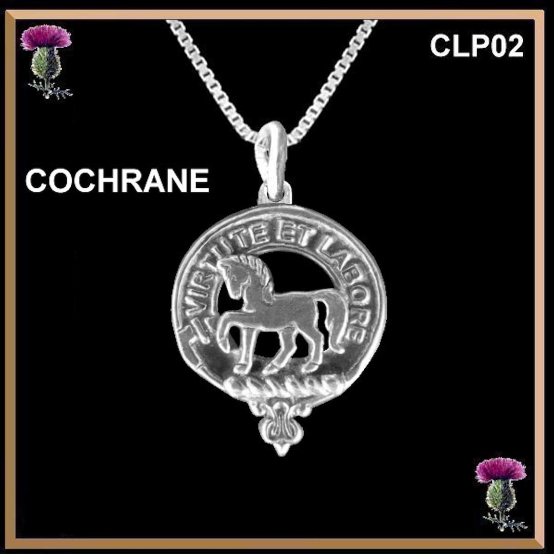 Cochrane Clan Crest Scottish Pendant CLP02 - Etsy