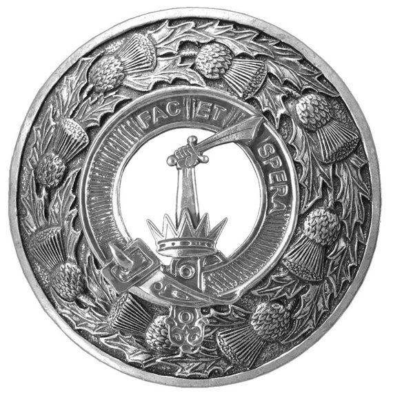 Matheson Clan Badge Scottish Plaid Brooch - Etsy