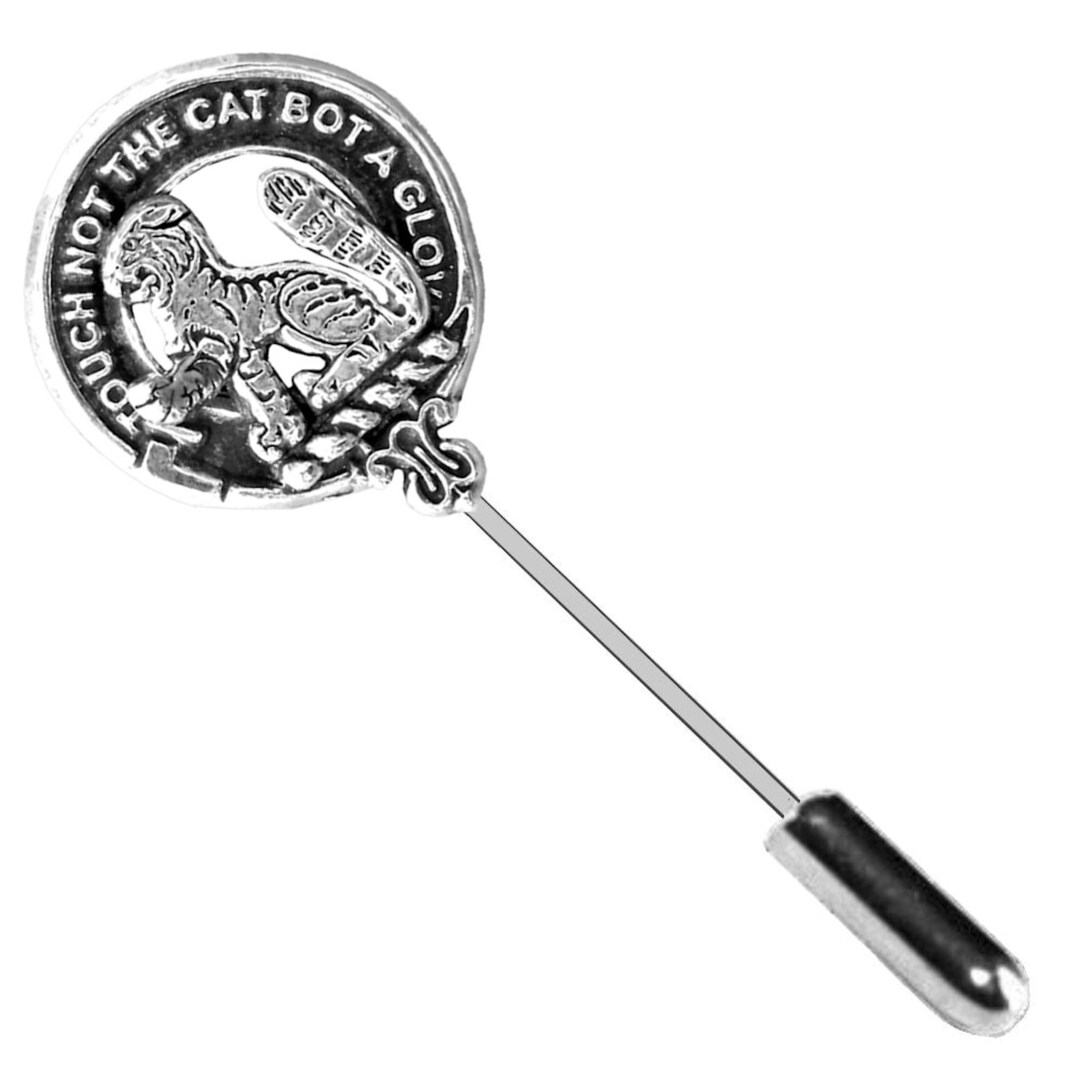 Gow Clan Crest Stick or Cravat Pin, Sterling Silver - Etsy