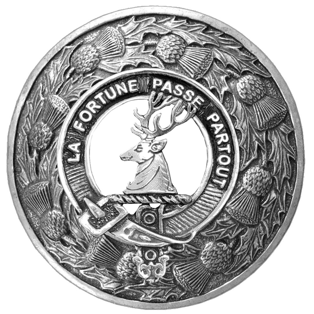 Rollo Clan Badge Scottish Plaid Brooch - Etsy