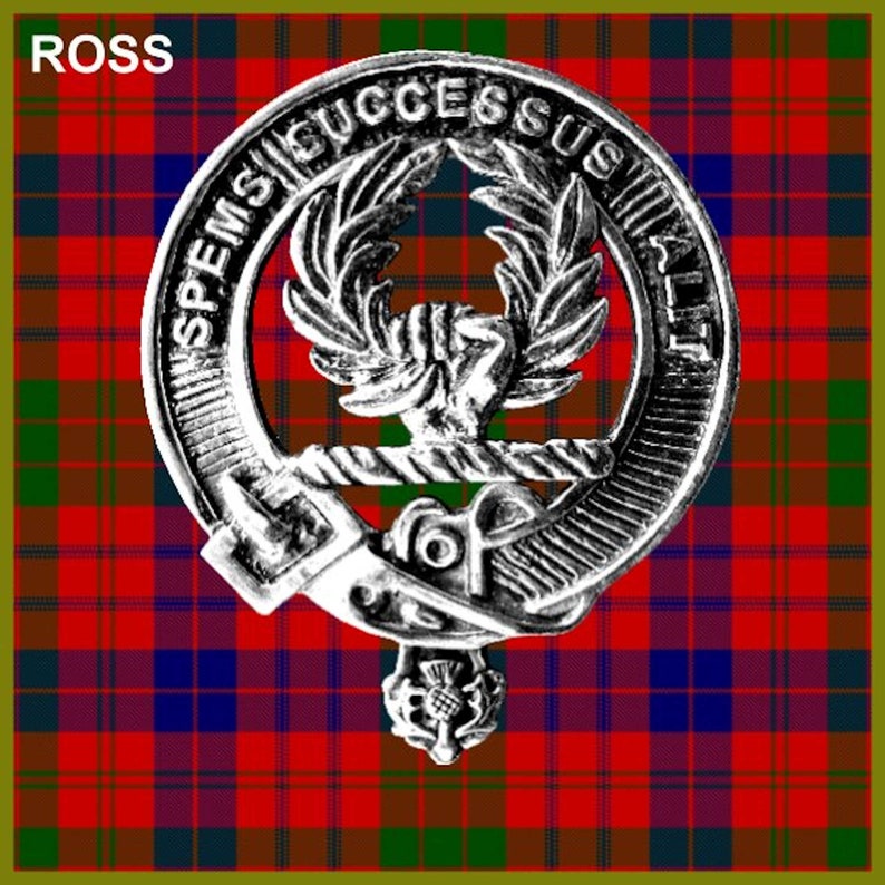 Ross Scottish Clan Crest Badge Dress Fur Sporran - Etsy