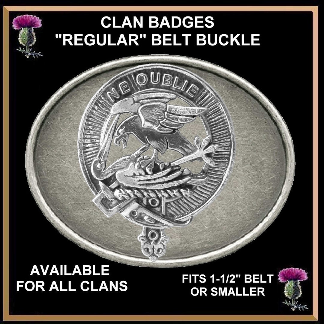 Graham Montrose Clan Crest Regular Buckle - Etsy