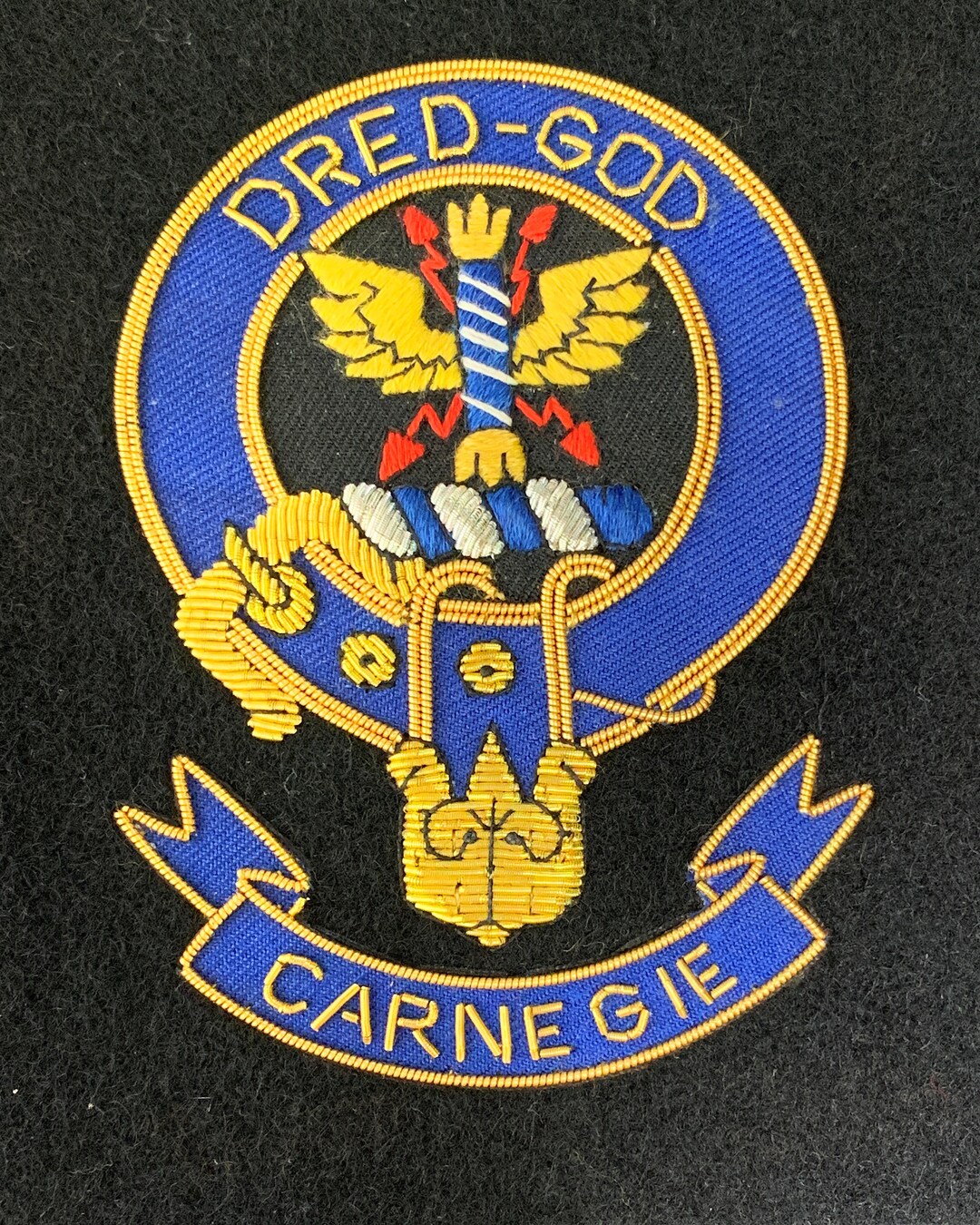 Carnegie Scottish Clan Embroidered Crest - Etsy