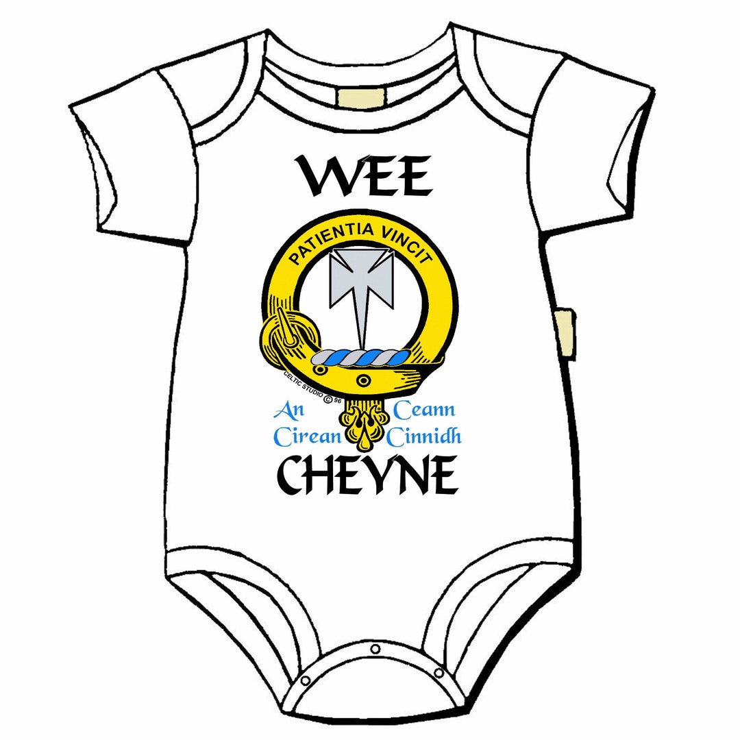 Cheyne Scottish Clan Crest Baby Jumper - Etsy