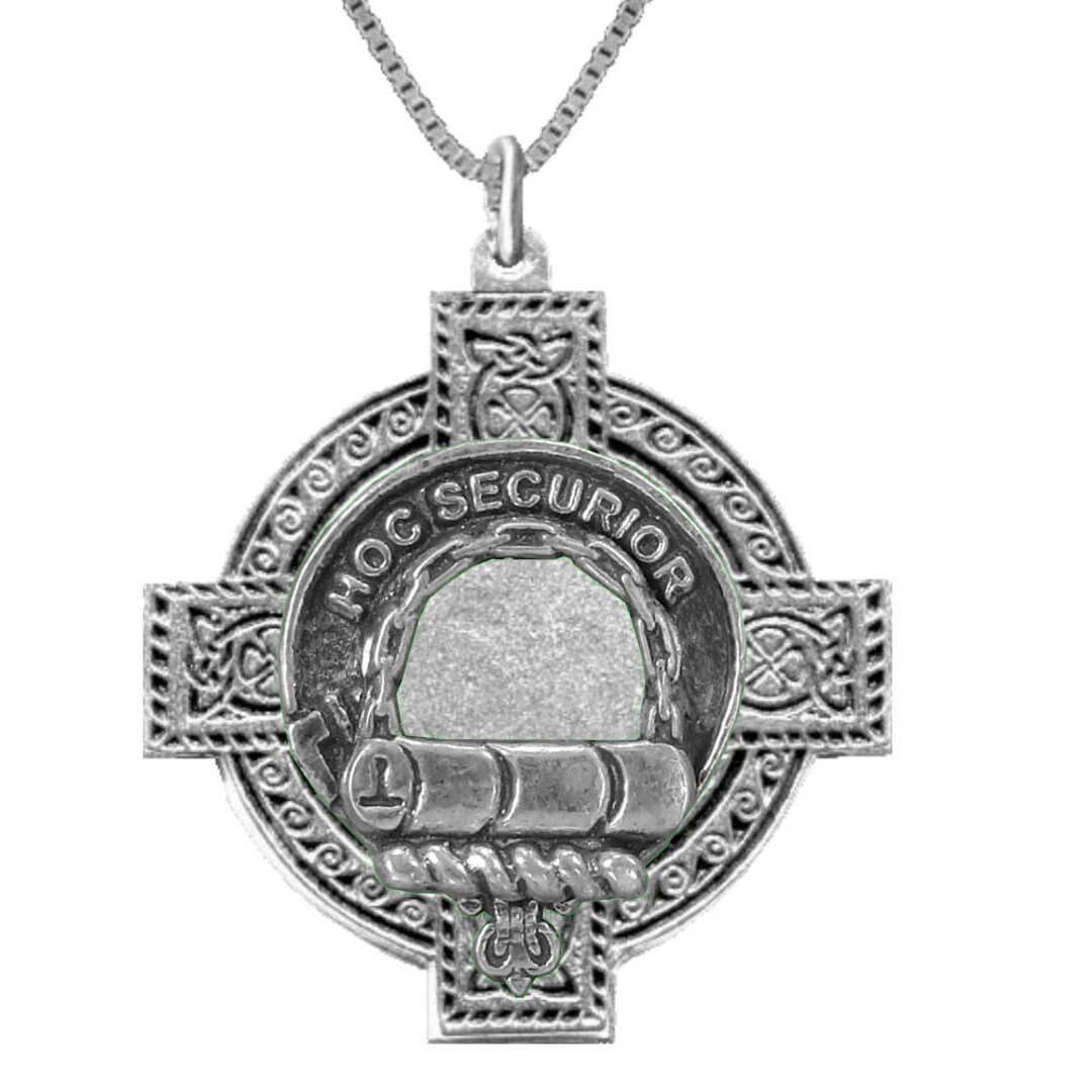 Grierson Clan Crest Celtic Cross Pendant Scottish ~ CLP04 - Etsy