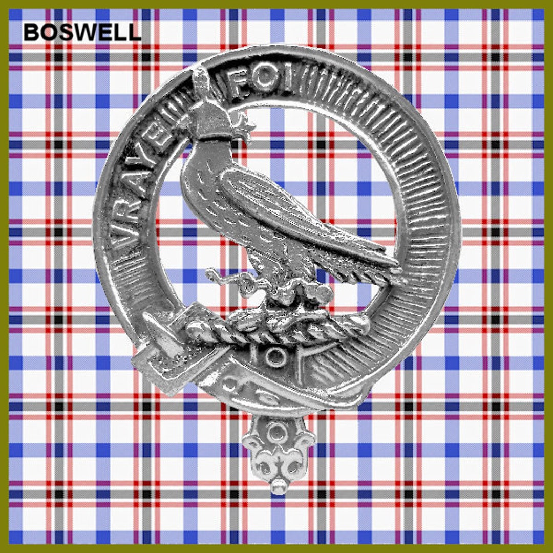 Boswell Clan Crest Scottish Cap Badge CB02 - Etsy UK