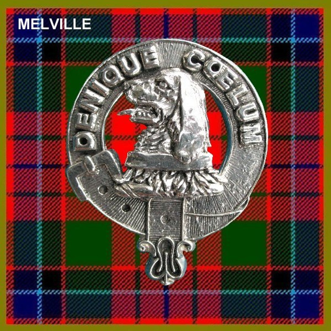 Melville Clan Crest Scottish Pewter Cap Badge CB01 - Etsy UK