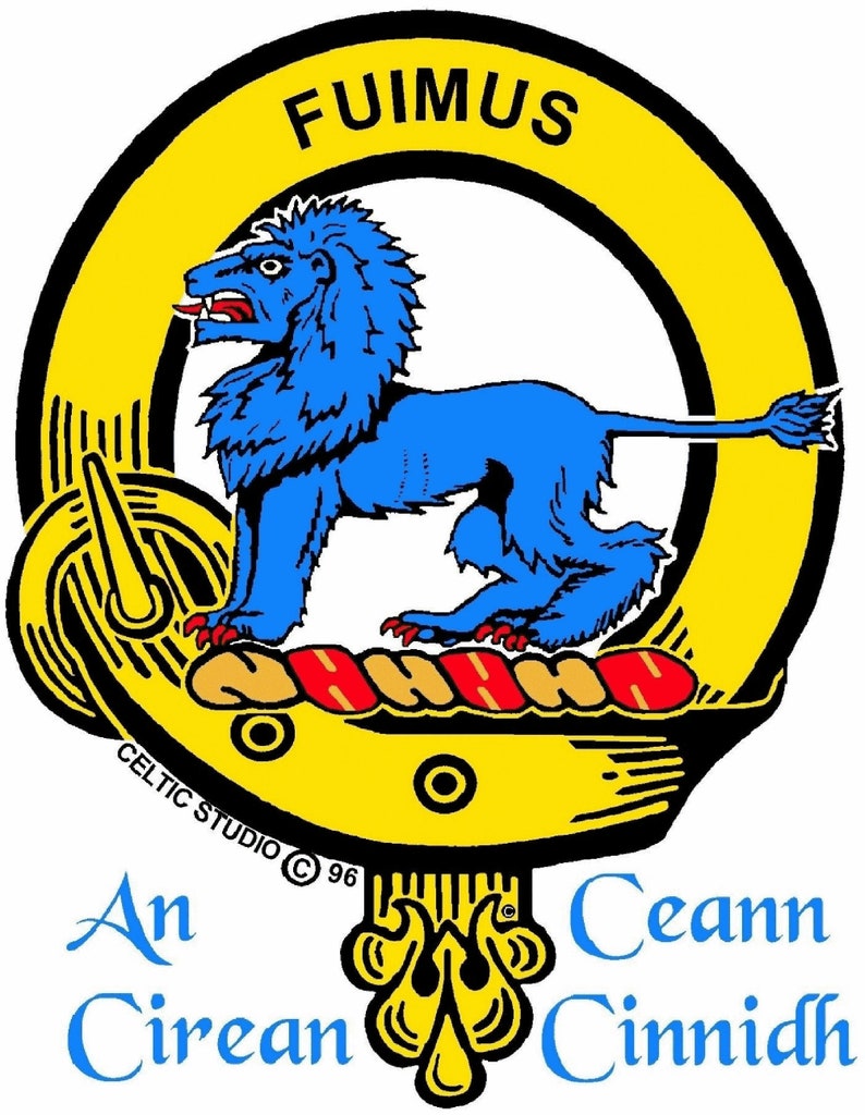 Bruce Scottish Clan History - Etsy