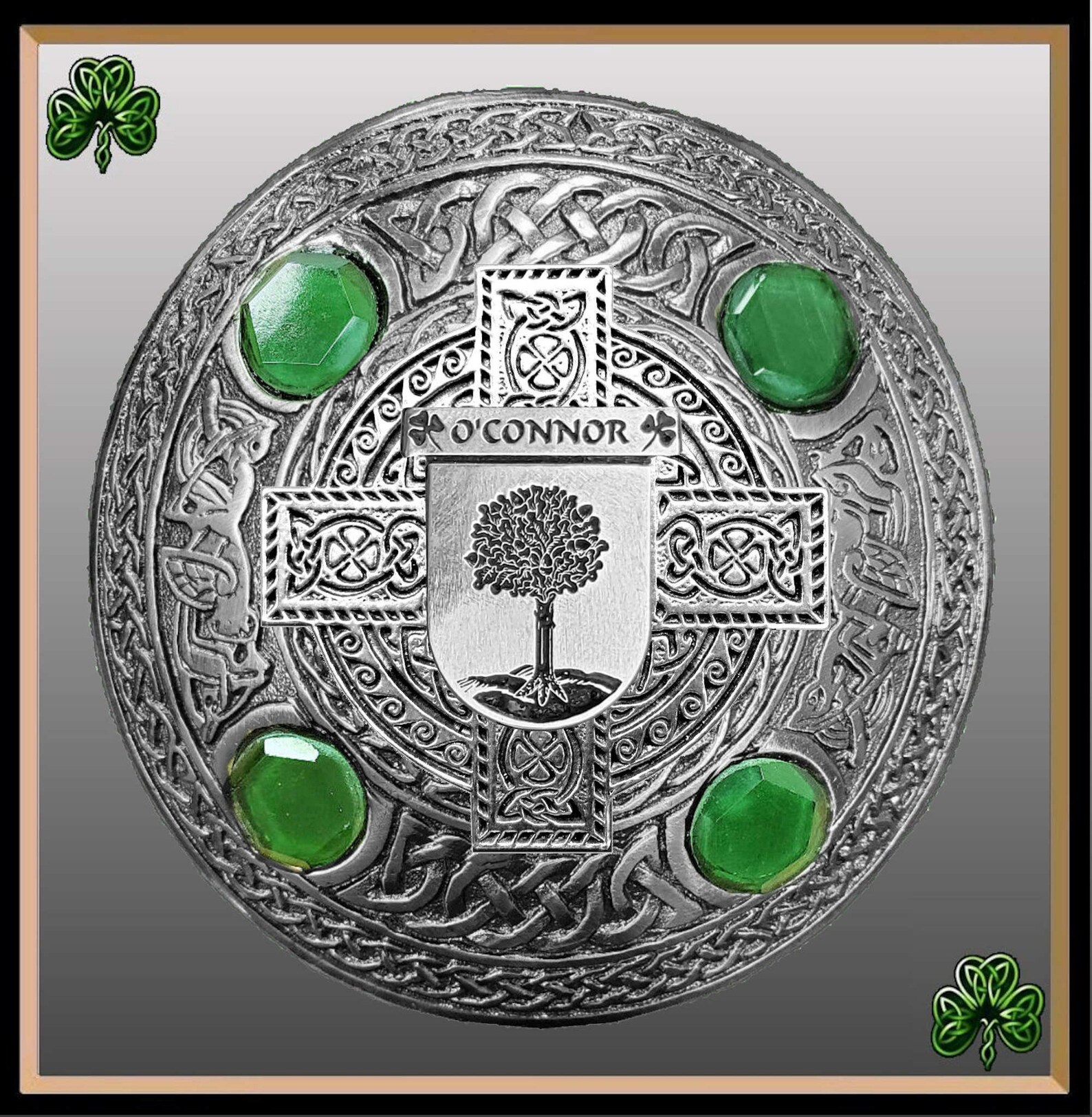 O'connor Offlay Irish Coat of Arms Celtic Cross Plaid - Etsy