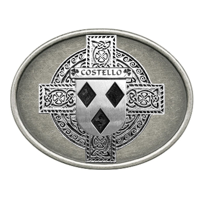 Costello Irish Coat of Arms Regular Buckle - Etsy