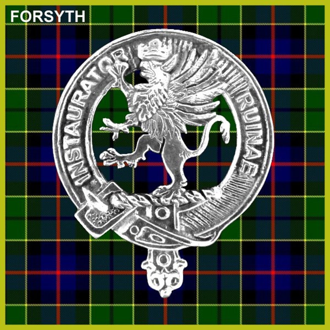 Forsyth Clan Crest Scottish Cap Badge CB02 - Etsy