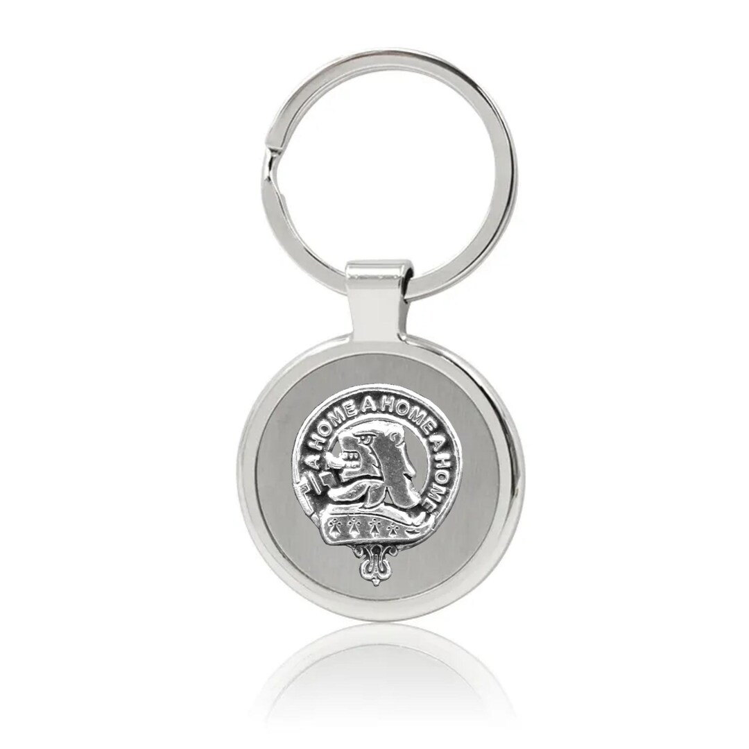 Home Clan Clan Crest Stainless Steel Key Ring - Etsy