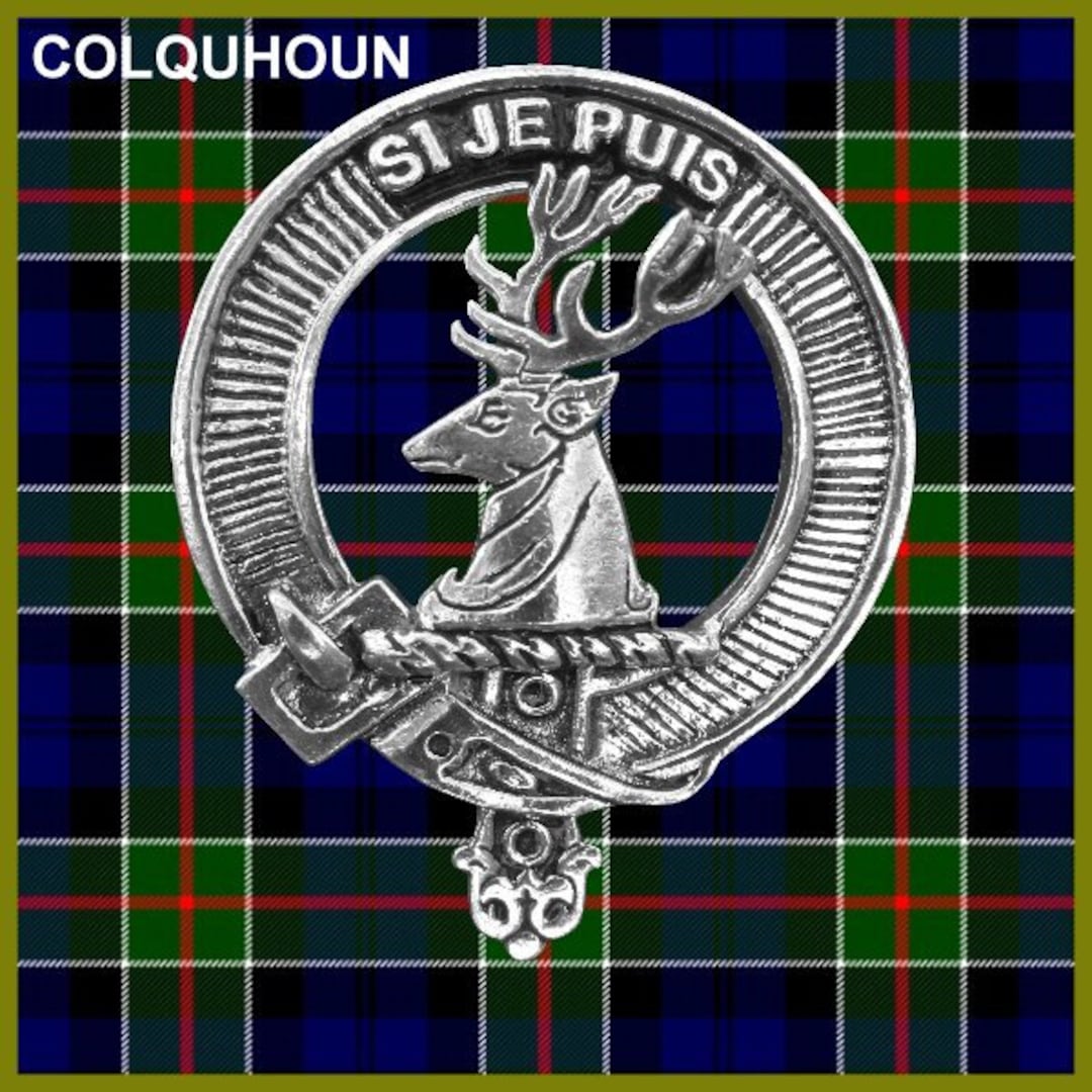 Colquhoun Clan Crest Scottish Cap Badge CB02 - Etsy