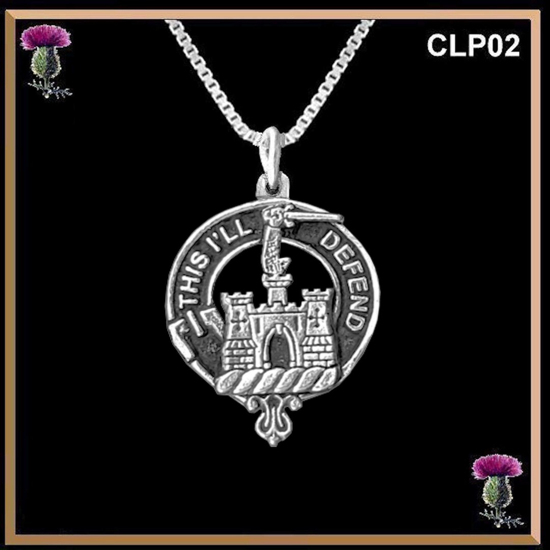 Kincaid Clan Crest Scottish Pendant CLP02 - Etsy