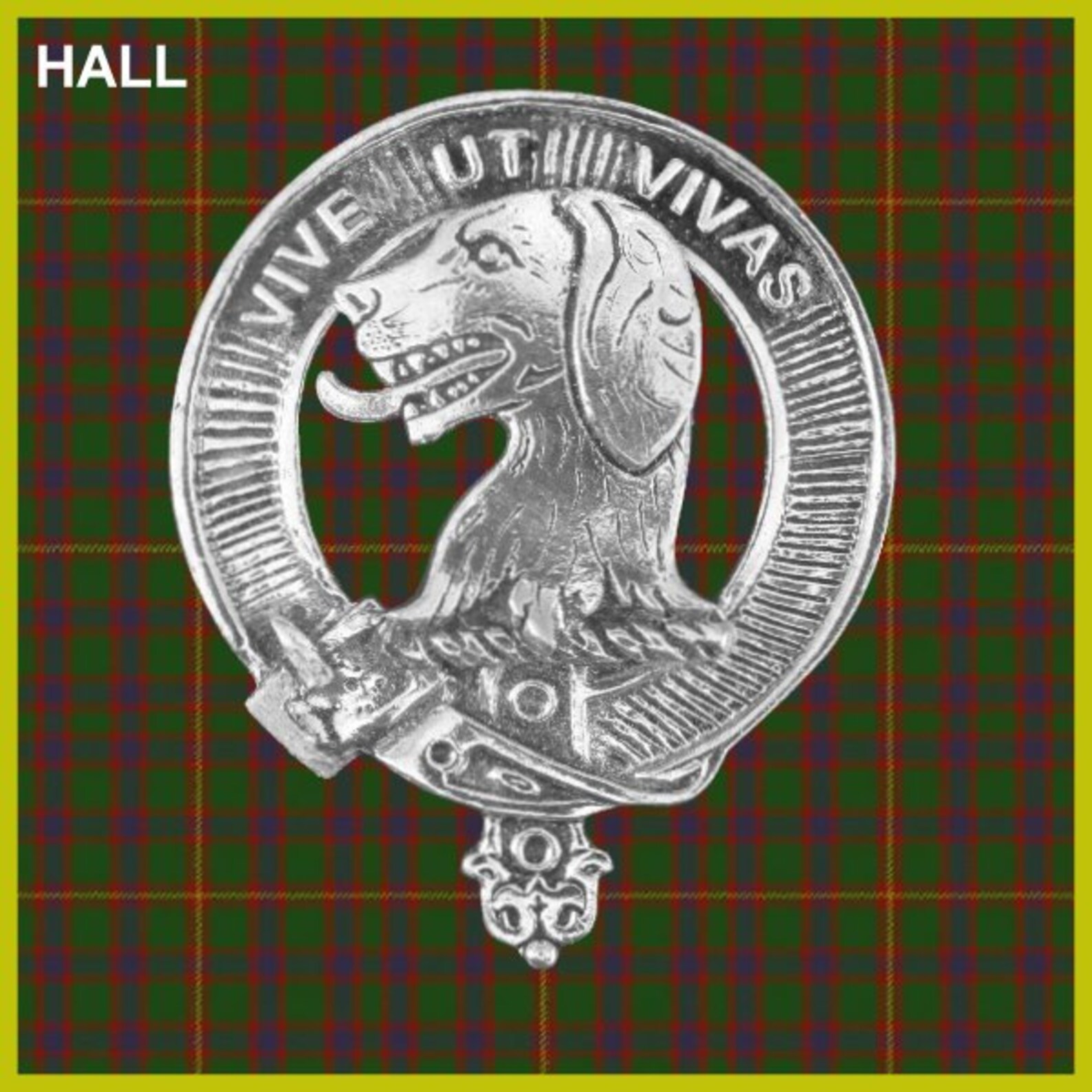 Hall Clan Crest Scottish Cap Badge CB02 - Etsy