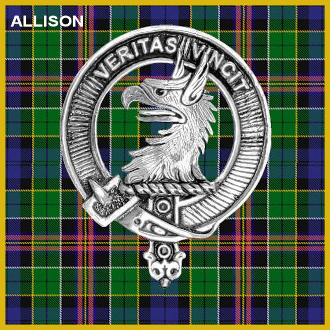 Allison Clan Crest Scottish Cap Badge CB02 - Etsy