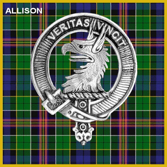 Allison Clan Crest Scottish Cap Badge CB02 - Etsy