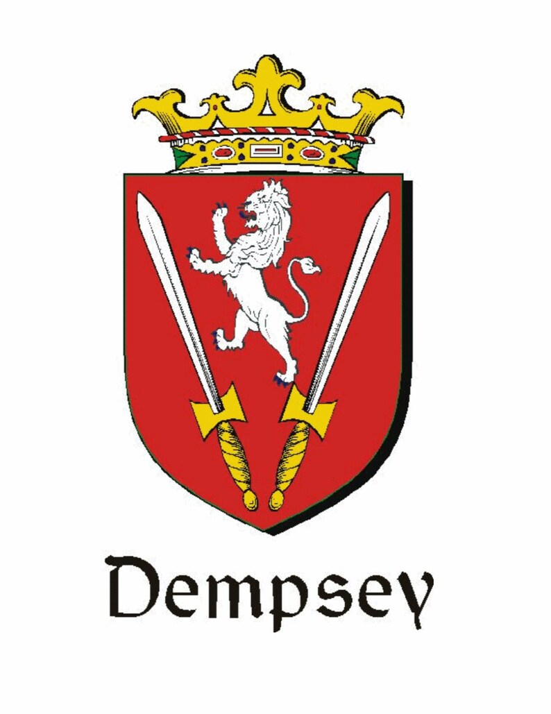 Dempsey Irish Coat of Arms Dress Fur Sporran - Etsy