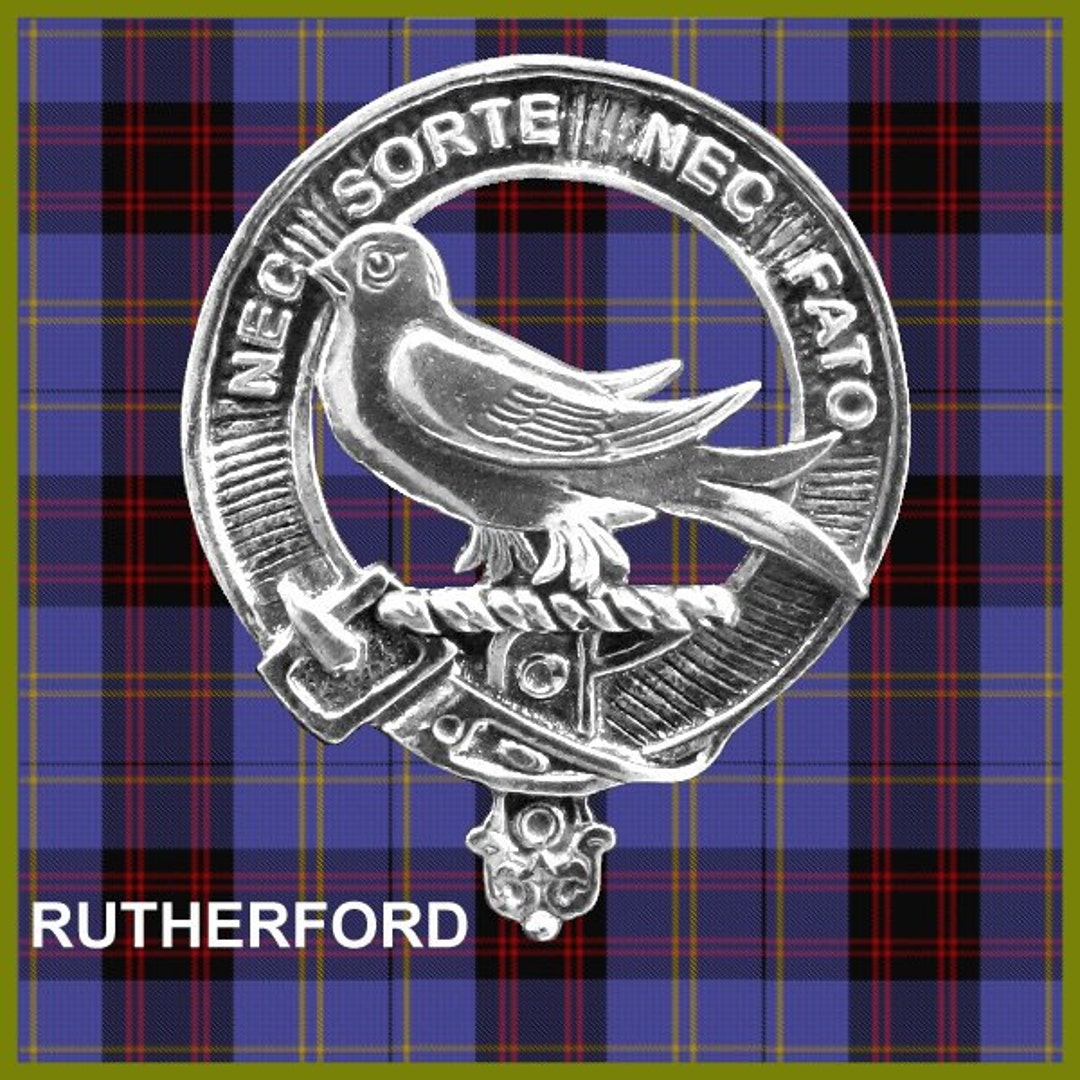 Rutherford Clan Crest Scottish Cap Badge CB02 - Etsy