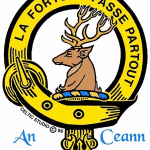 Rollo Clan Crest Badge Whiskey Decanter - Etsy