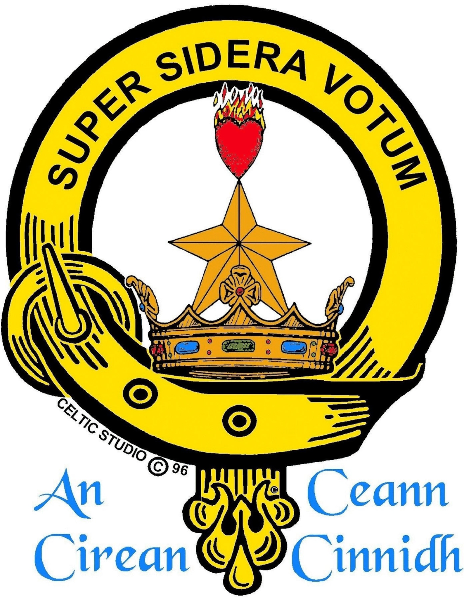 Rattray Scottish Clan Embroidered Crest | Etsy