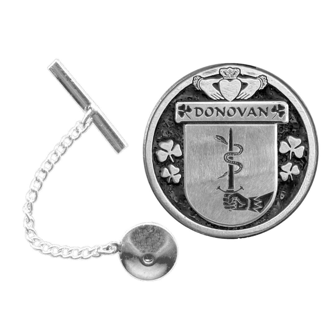 Donovan Irish Coat of Arms Disk Lapel Pin/ Tie Tack - Etsy
