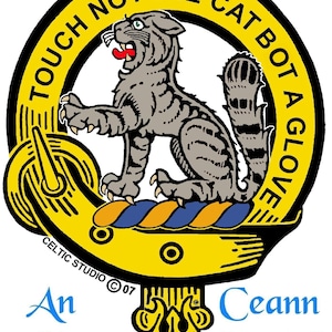 Macpherson Clan Crest Pendant, Scottish Necklace CLP02 - Etsy