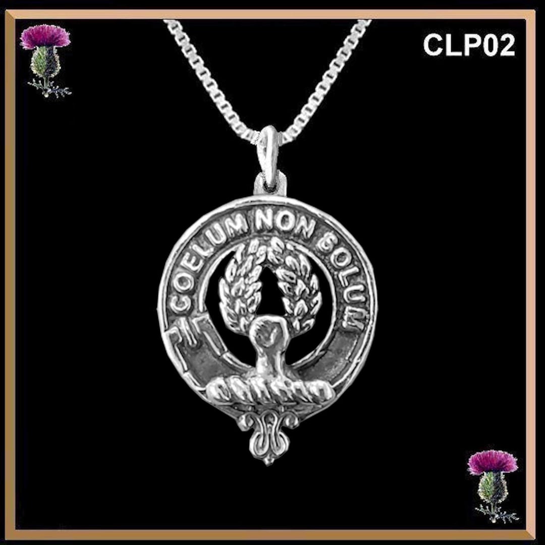 Stevenson Clan Crest Scottish Pendant CLP02 - Etsy