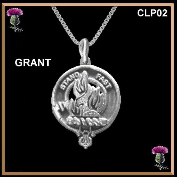 Grant Clan Crest Scottish Pendant CLP02 | Etsy