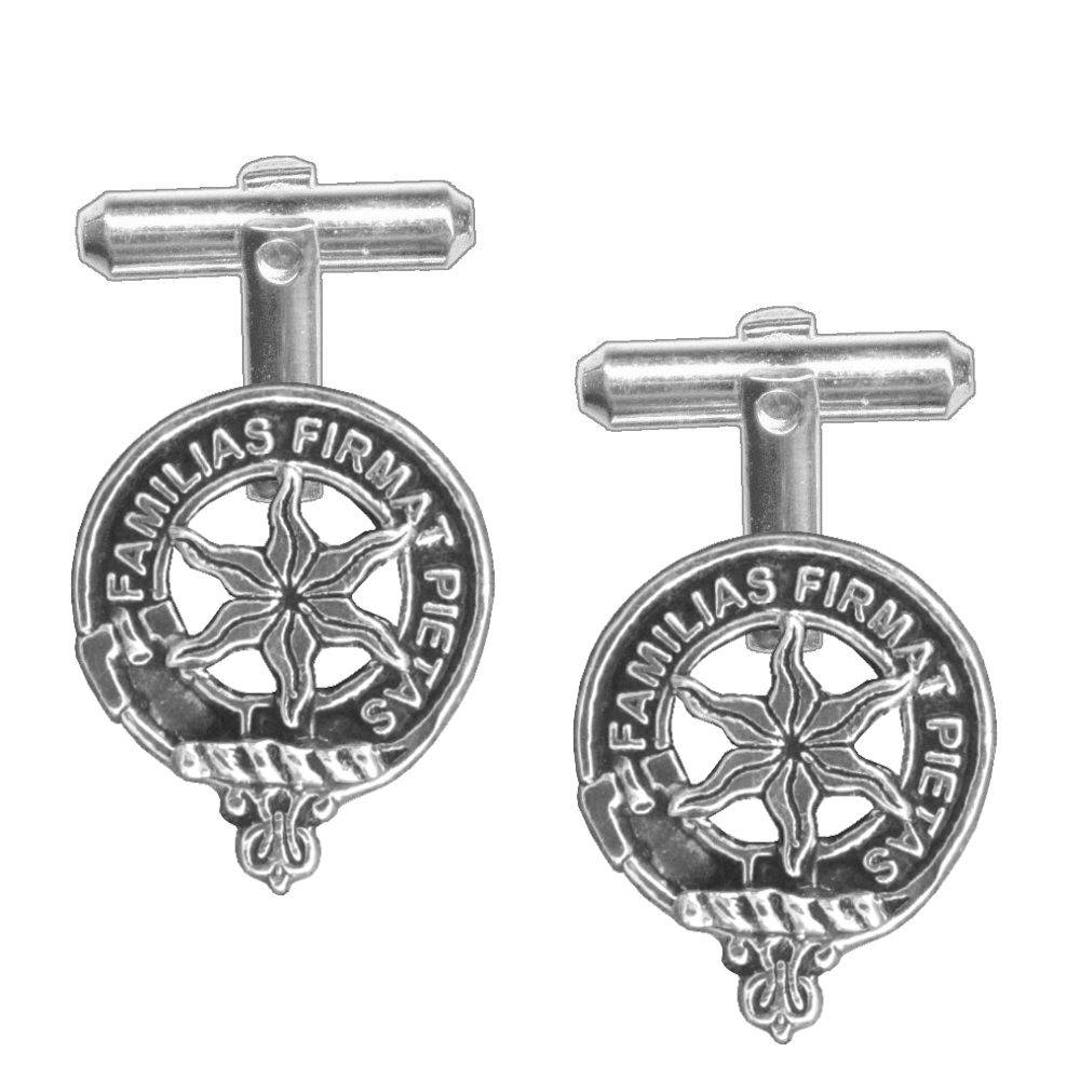 Wardlaw Clan Crest Scottish Cufflinks; Pewter, Sterling Silver and ...