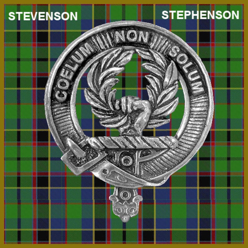 Stevenson Clan Crest Scottish Cap Badge CB02 - Etsy