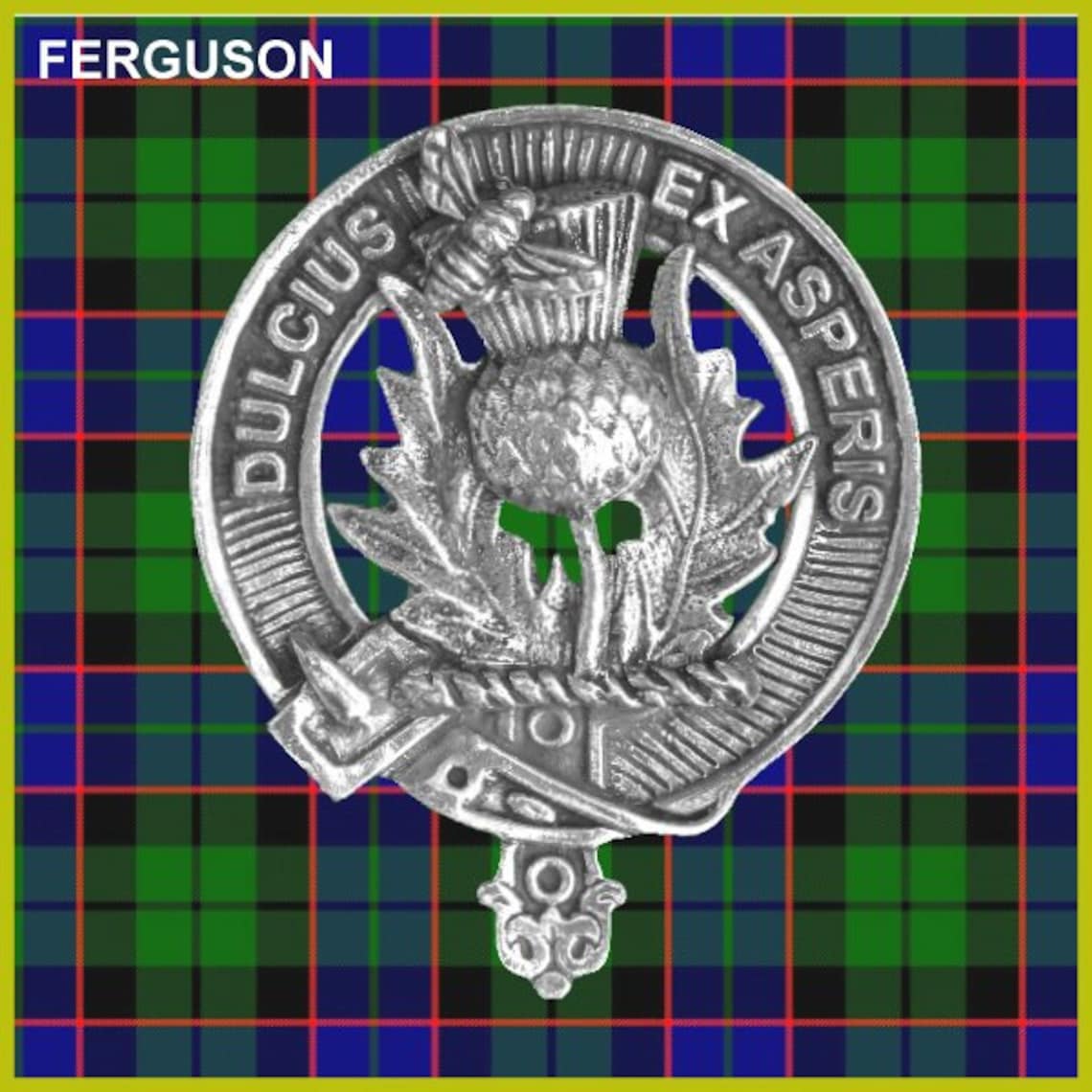 Ferguson Clan Crest Scottish Cap Badge CB02 - Etsy