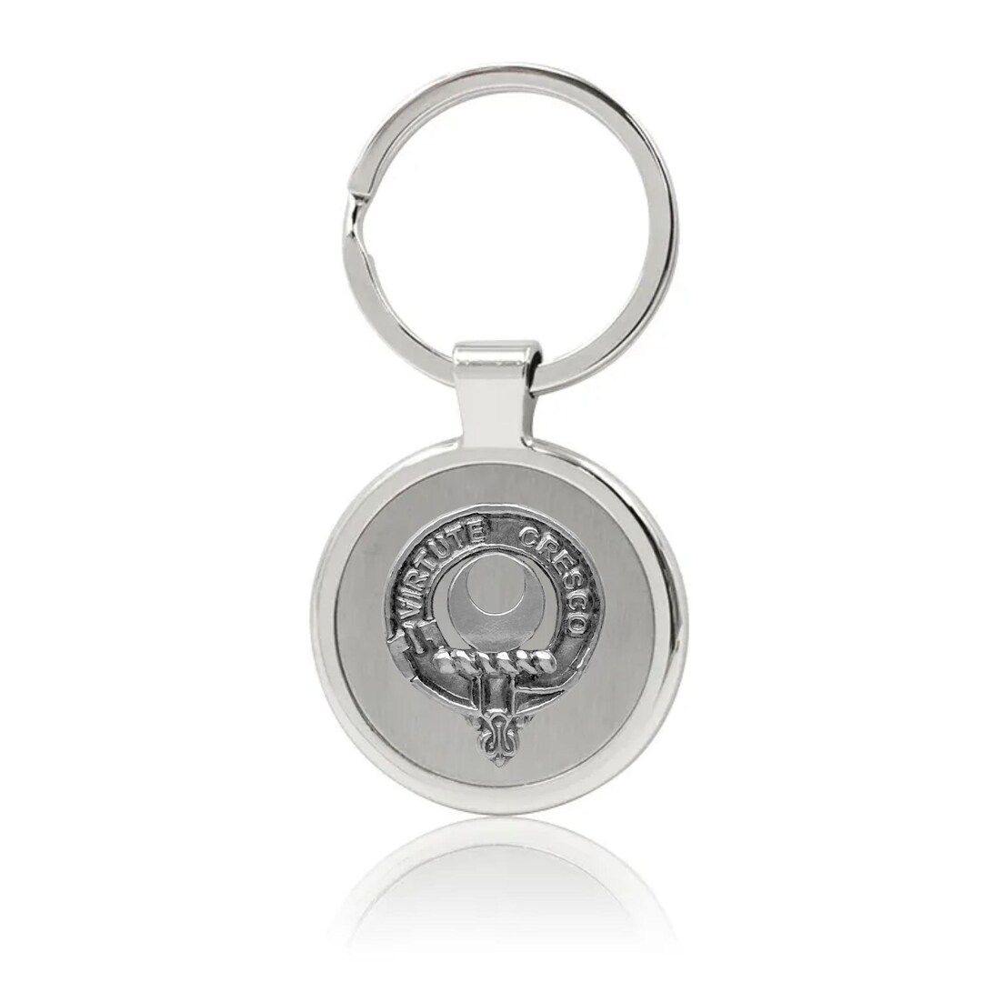 Leask Clan Crest Stainless Steel Key Ring - Etsy