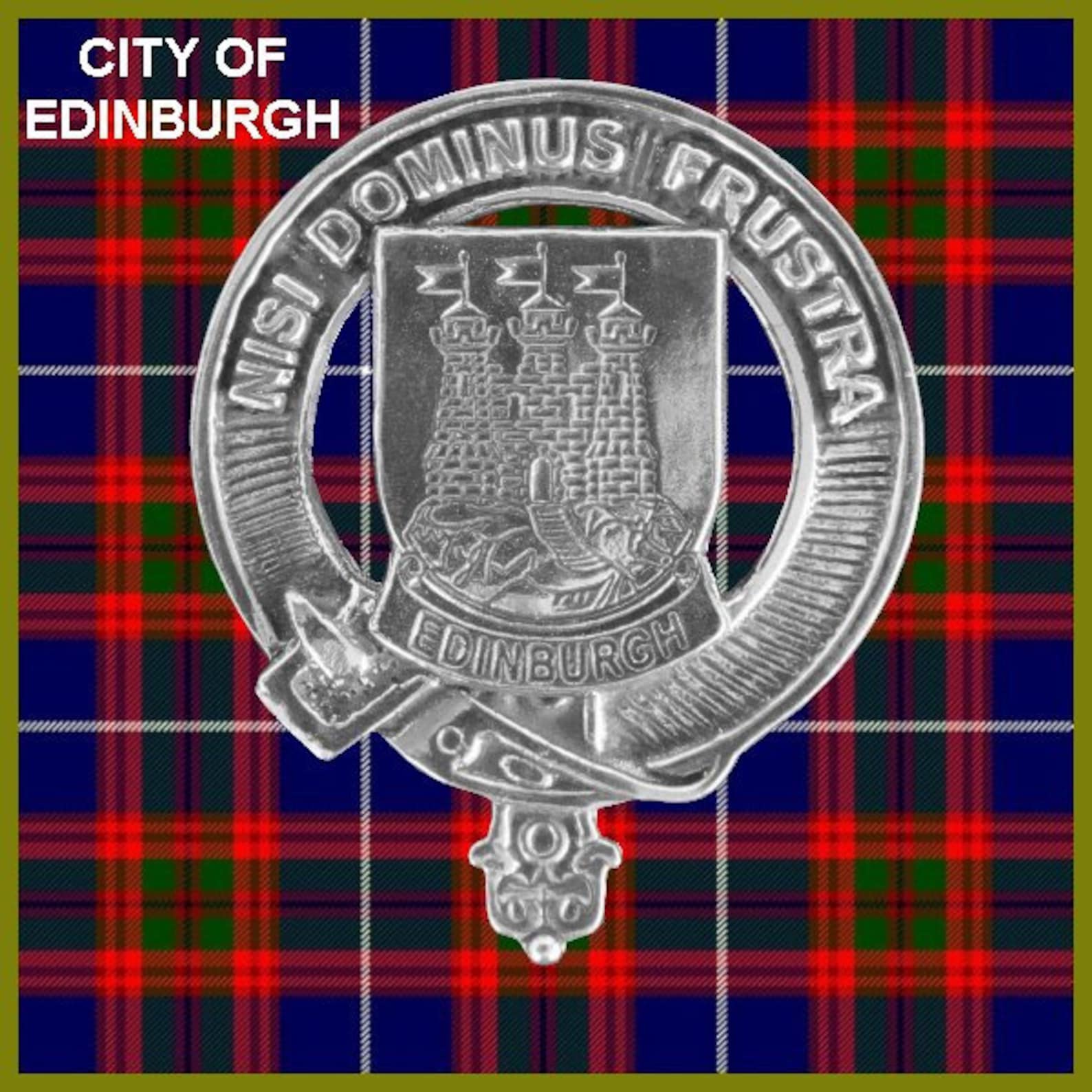 City of Edinburgh Clan Crest Regular Buckle - Etsy UK