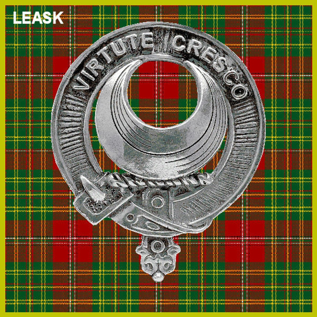 Leask Clan Crest Scottish Cap Badge CB02 - Etsy