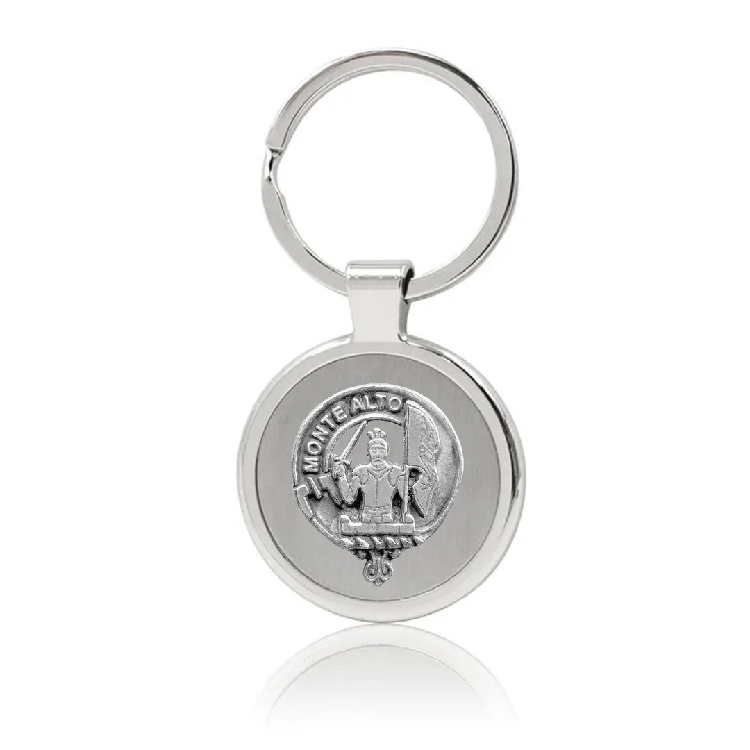 Mowat Clan Crest Stainless Steel Key Ring - Etsy