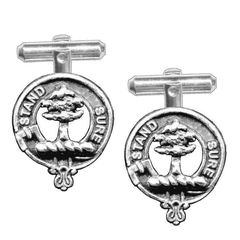 Anderson Clan Crest Scottish Cufflinks; Pewter, Sterling Silver and ...