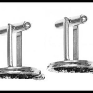 Cranston Clan Crest Scottish Cufflinks; Pewter, Sterling Silver and ...