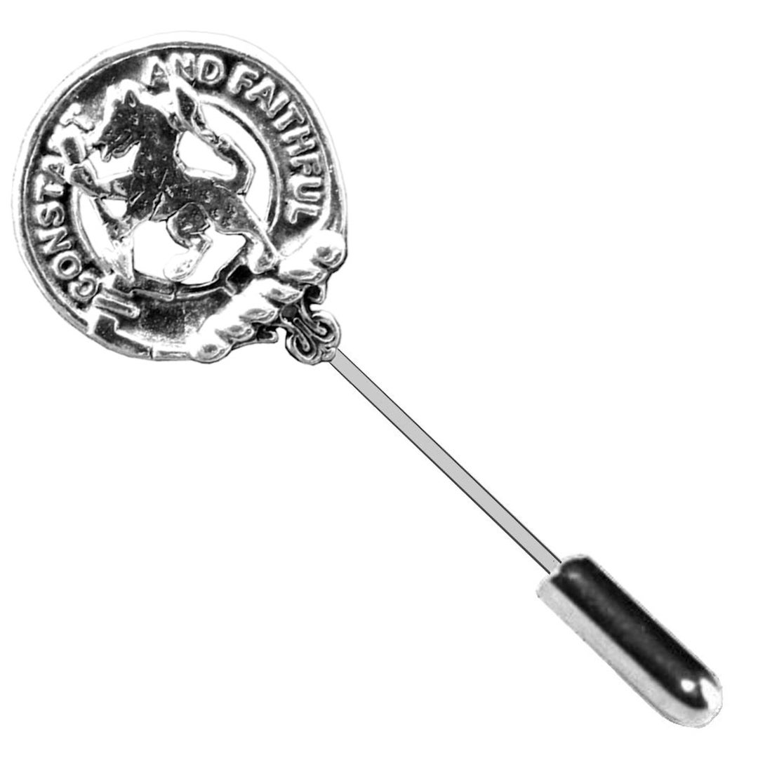 Macqueen Clan Crest Stick or Cravat Pin, Sterling Silver - Etsy