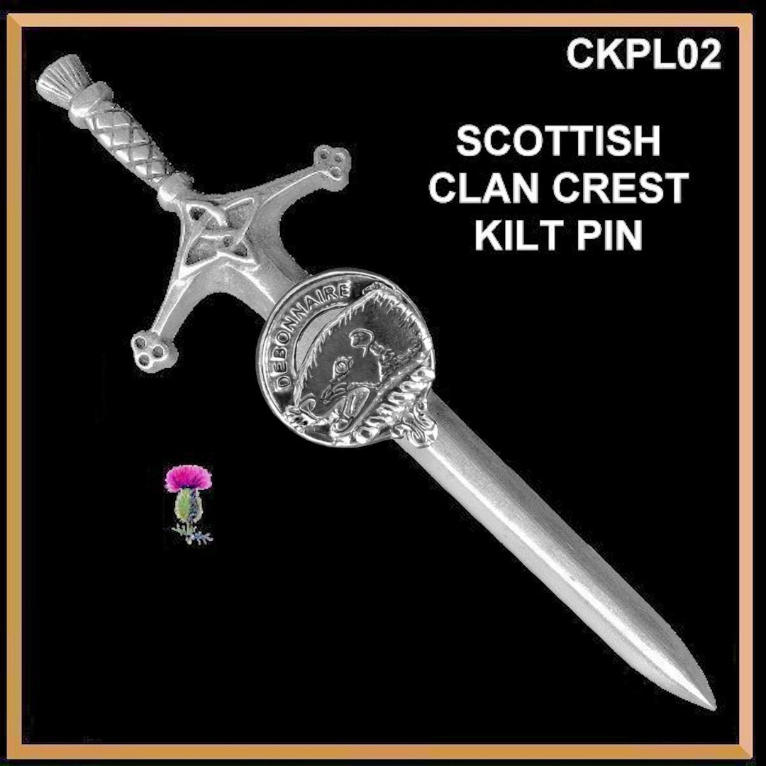 Beaton (bethune) Clan Crest Kilt Pin, Scottish Pin ~ CKP02 - Etsy