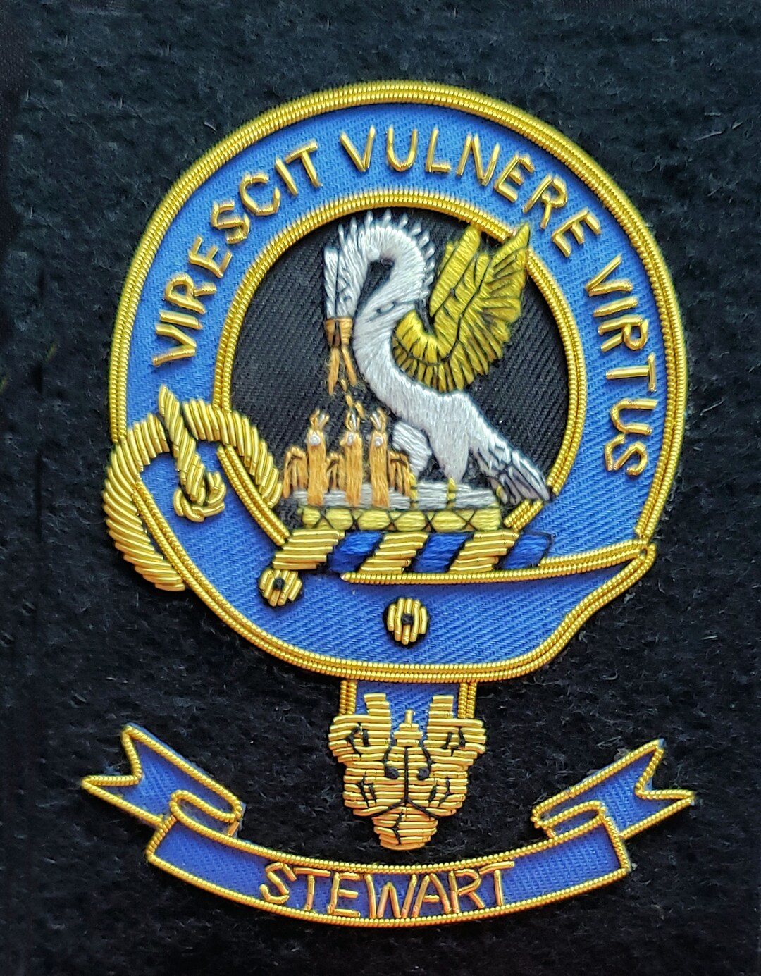 Stewart Royal Scottish Clan Embroidered Crest - Etsy