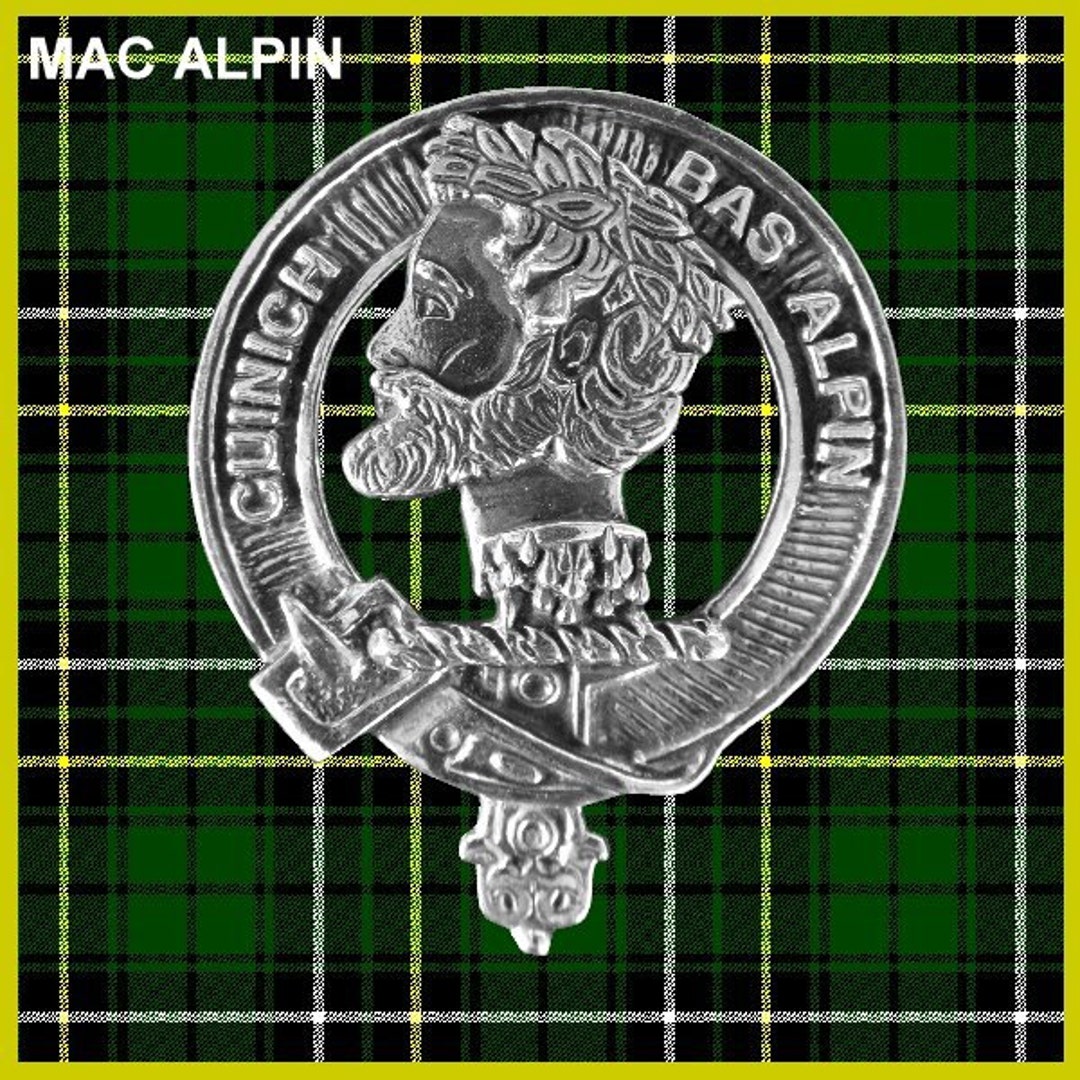 Macalpin Clan Crest Scottish Cap Badge CB02 - Etsy