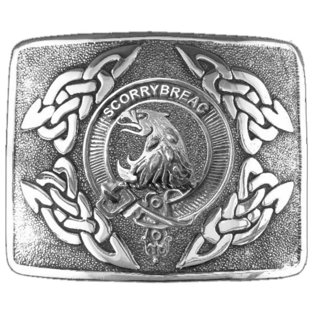 MacNicol Clan Crest Entrelazado Kilt Hebilla de cinturón - Etsy España