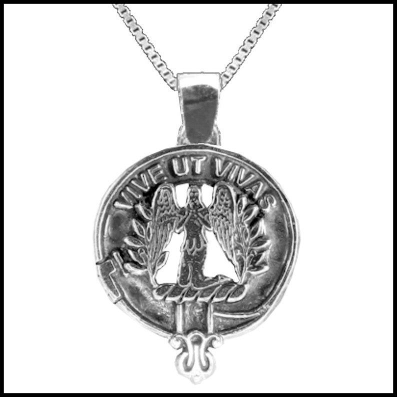 Falconer Large 1 Scottish Clan Crest Pendant Sterling - Etsy