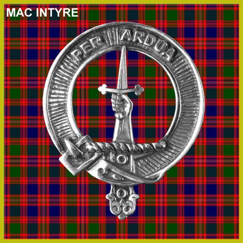 MacIntyre Clan Crest Scottish Cap Badge CB02 | Etsy