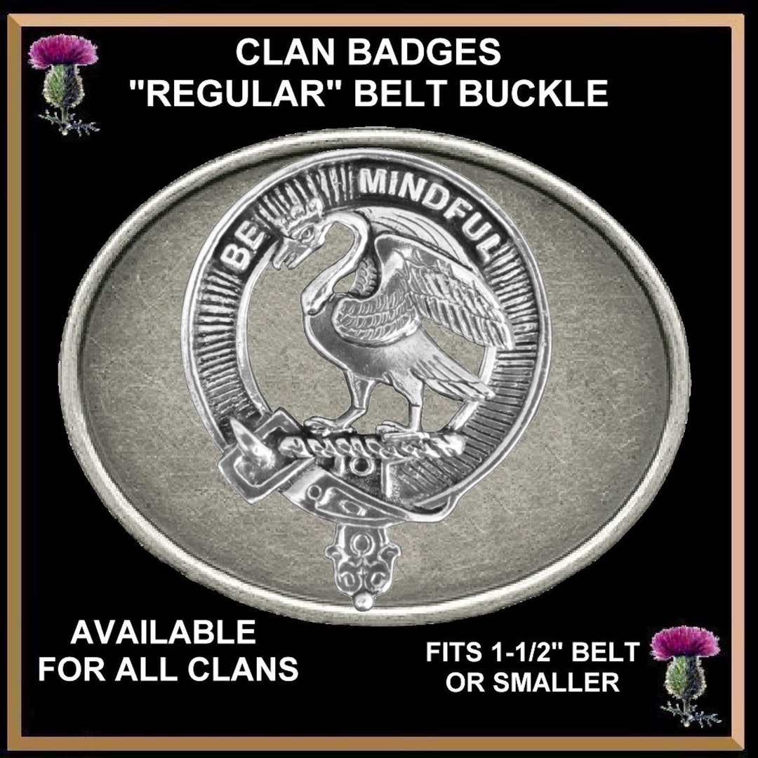 Campbell Calder Clan Crest Regular Buckle - Etsy